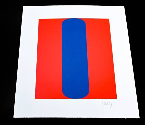 Ellsworth Kelly Pencil Signed Abstract Print