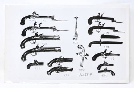 Andy Warhol Black & White Photograph Of Guns