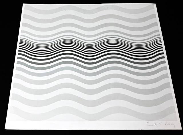 Bridget Riley Exhibition Poster Amnesia Signed