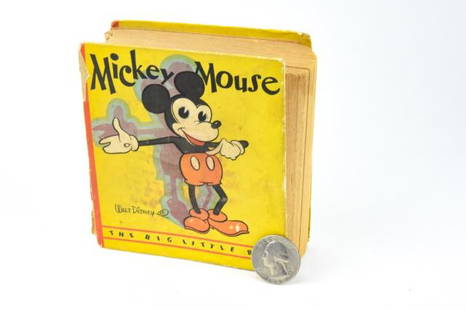 Vintage Walt Disney Mickey Mouse Picture Books 1930s
