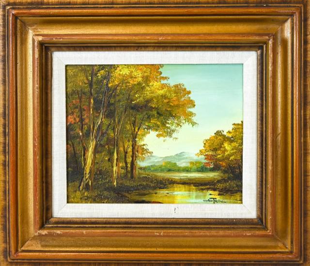Phillip Cantrell Oil Painting Of Landscape