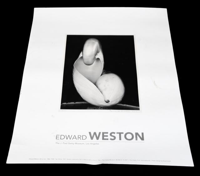 Edward Weston "two Shells" Signed Poster