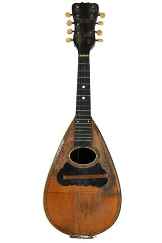 Antique Hand Carved Mandolin American Conservatory Auction