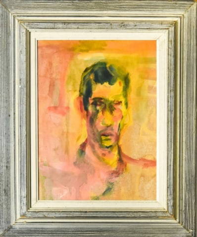 Rubi Roth Watercolor Painting Portrait Of A Man Auction