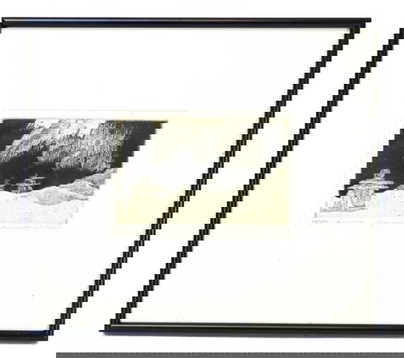 Germaine Arnaktauyok Inuk Engraving Signed