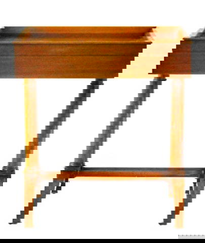 Wm. A Berkey X Tray Top Side Table Auction