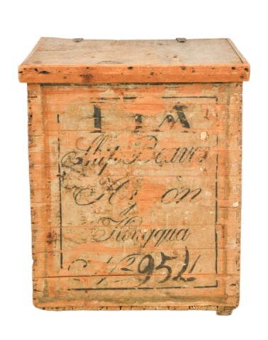 Vintage Japanese Tea Chest / Crate