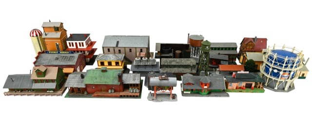 Ho Scale Miniature Train Accessories Loose Lot