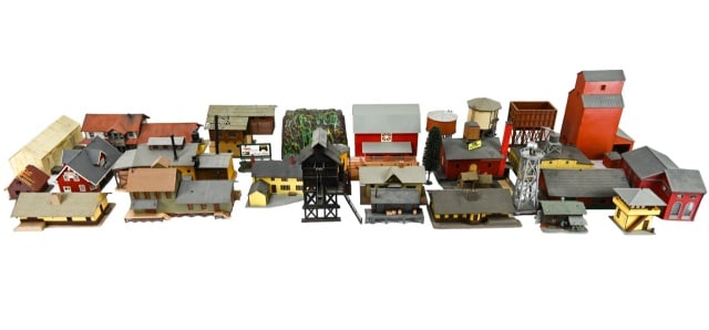Ho Scale Miniature Train Accessories Loose Lot Auction
