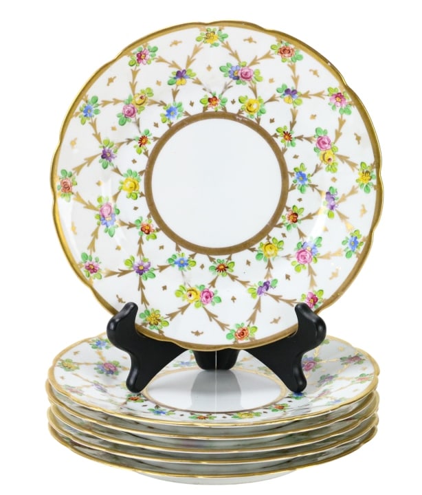 Dulin & Martin Set Of 6 Plates Auction