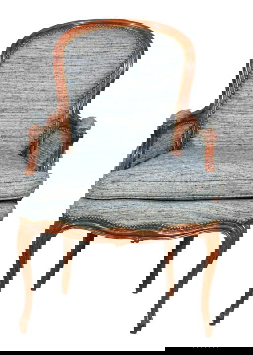 French Provencal Carved Bergere Chair Auction