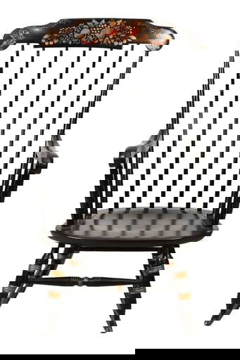 Nichols & Stone Black Painted Rocking Chair