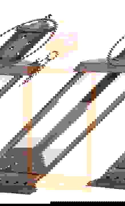 Antique Heavy Copper Triangle Mirrored Lantern Auction