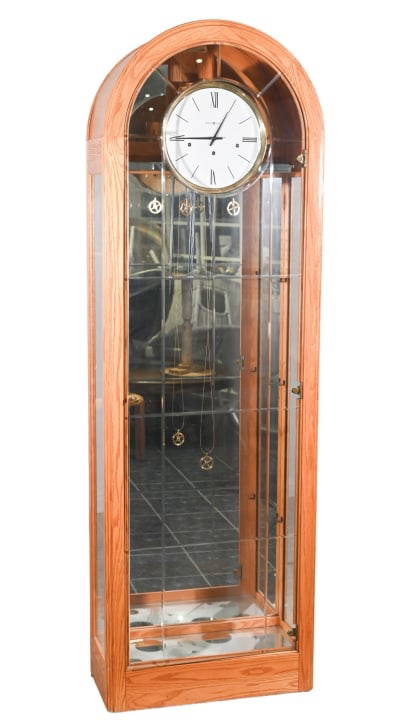 Howard Miller Eternity Ii Curio Grandfather Clock Auction