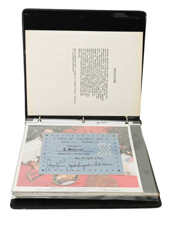 Rca Dep Asd Apollo 13 Official Photos & Autographs Auction