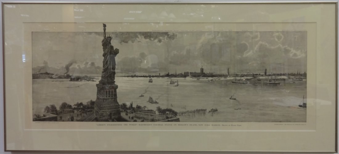 Vintage Statue Of Liberty Engraving