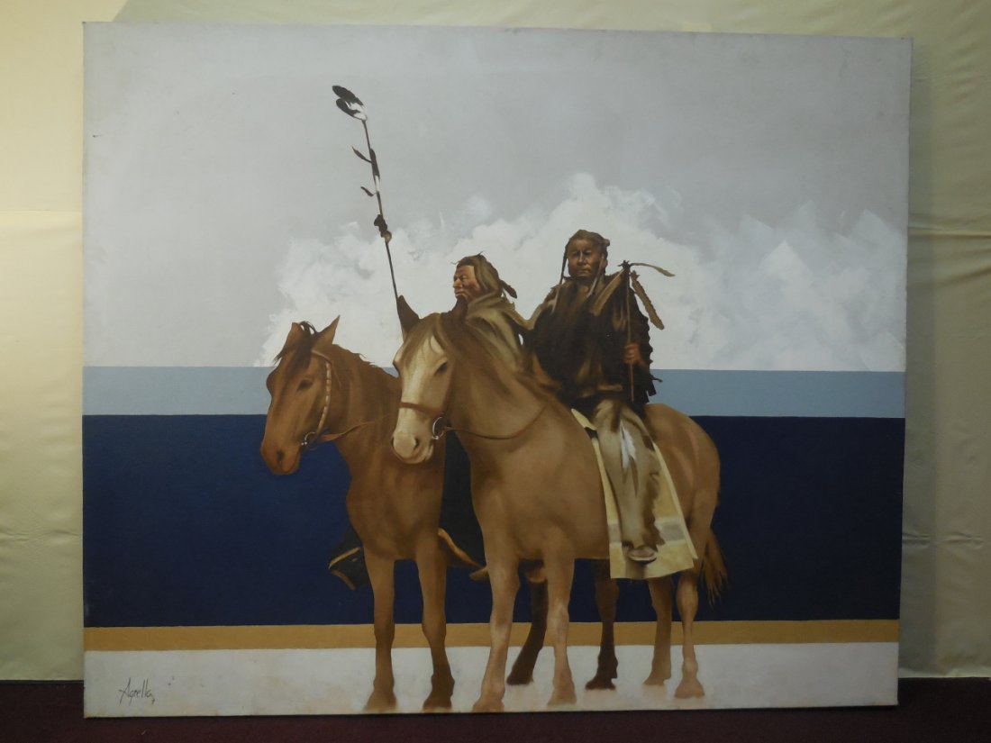 Len Agrella, Native Americans on Horses Paintings - Mar 01, 2015 ...