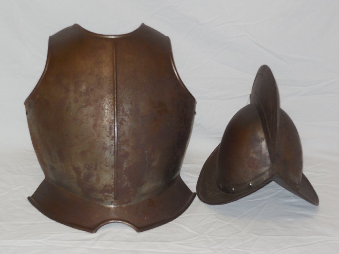Vintage Spanish Conquistador Armor & Helmet - May 03, 2015 | Greenwich ...