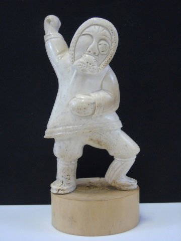 Ekemo Eskimo / Inuit Carved Bone Sculpture