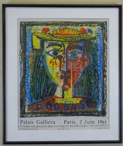 Picasso Lithograph Palais Galliera Paris 1964