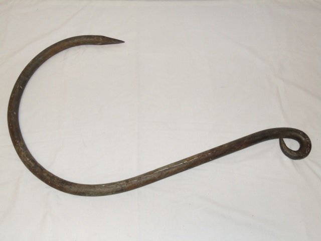 Large Vintage Iron Whale Blubber Hook - Jun 28, 2015 | Greenwich ...