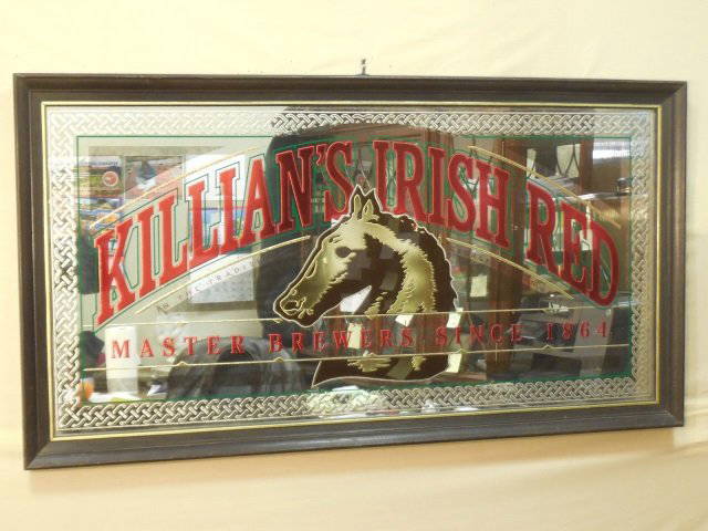 Killian's Irish Red Bar Sign / Mirror Advertise