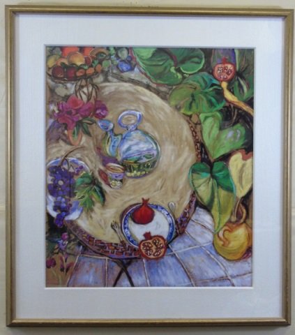 Lynn Hayes Impressionist Still Life Fruit Bombay Print