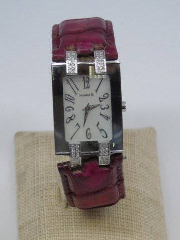 Samuel B. Wrist Watch W / Diamonds