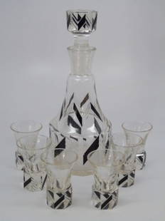 Led Zeppelin V.i.p." Decanter, Bottle & Glasses"