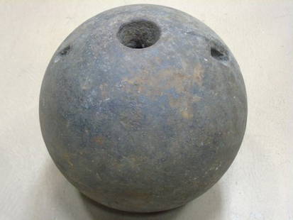 Civil War 24 Pound Mortar Cannon Ball