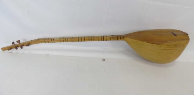 Vintage Handmade Wooden Lute Instrument