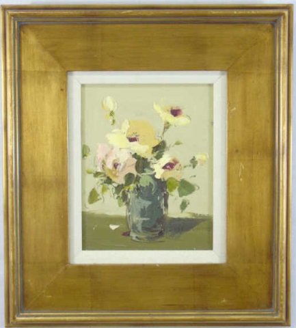 C Stewart Contemporary Floral Still Life Painting