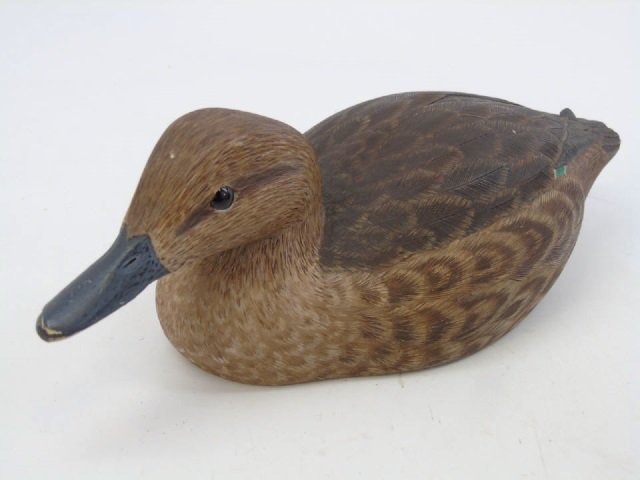Hand Carved & Painted Signed Jb Mallard Duck Decoy