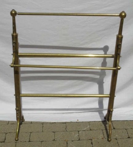 Antique Brass Drying And Towel Rack