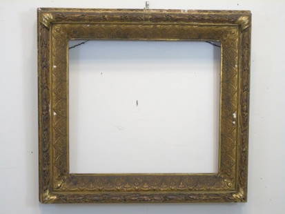 Antique 19th Century Gilt Carved Wooden Frame