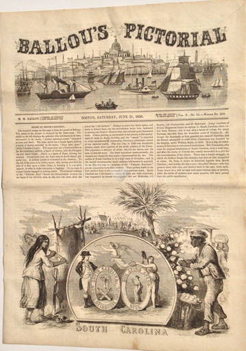 South Carolina, Ballou's Pictorial, Wood block prints - Oct 10, 2013 ...