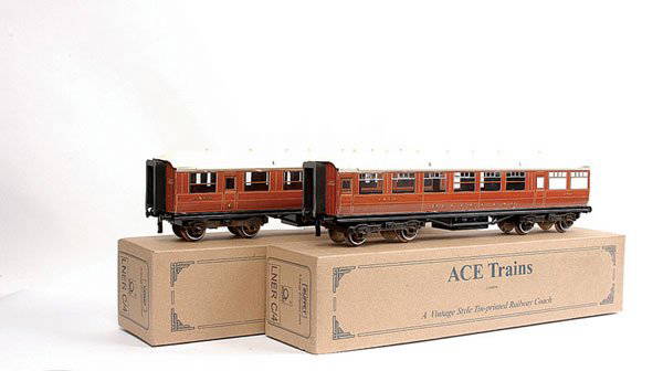 Ace O Gauge Gresley 1st/3rd Coach & Buffet Car