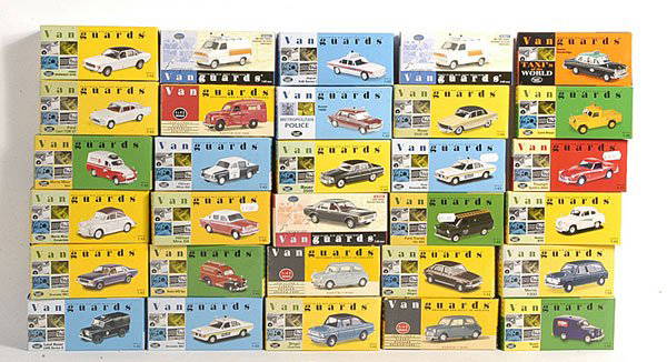 Lledo Vanguards 1/43rd Cars & Light Commercials.