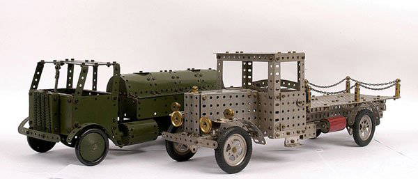 Meccano Models Made From Pre War Components