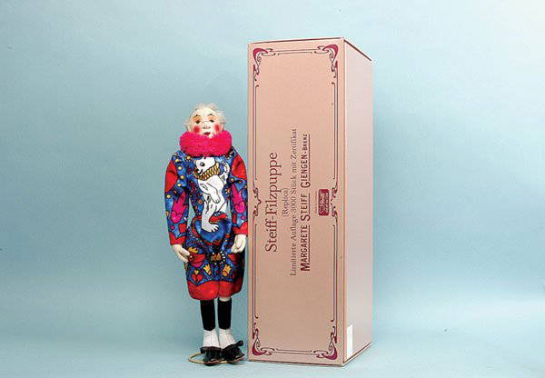 Steiff Coloro Clown Replica 1911 Felt Doll