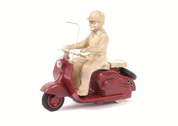 Mettoy Plastic Scooter And Rider
