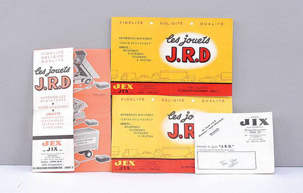Jrd (france) Catalogues, Leaflets & Others