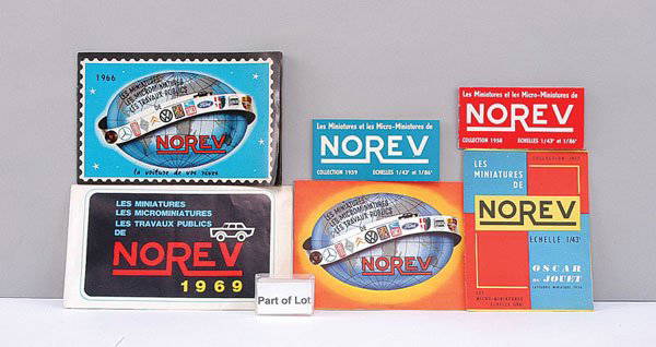 Norev (france) Catalogues And Leaflets