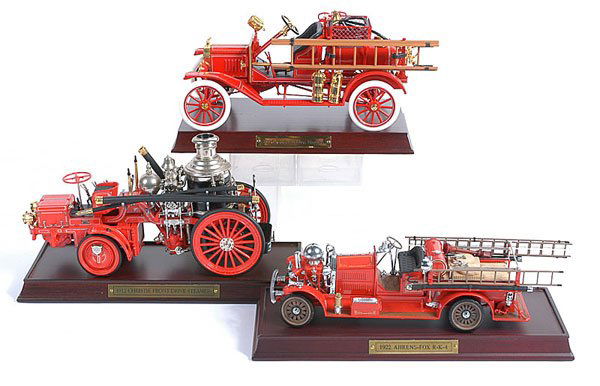 Franklin Mint Assorted Fire Engines