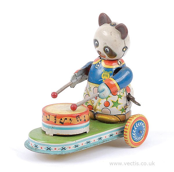 119: Japanese Clockwork Panda with Drum - Sep 10, 2007 | Vectis ...