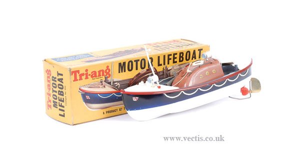 Triang Clockwork Plastic Motor Lifeboat