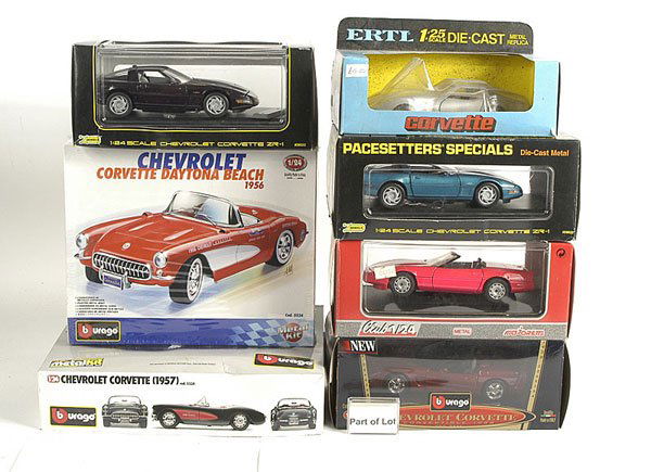 1/24th Scale Diecast Corvette Models And Kits