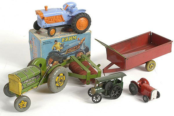 Triang Minic & Other Tinplate/plastic Tractors