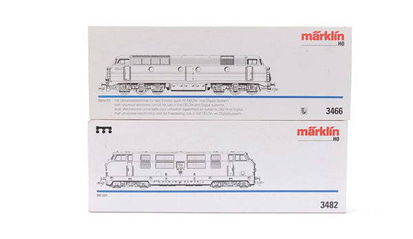 Marklin 3 Rail A Pair Of Diesel Locos