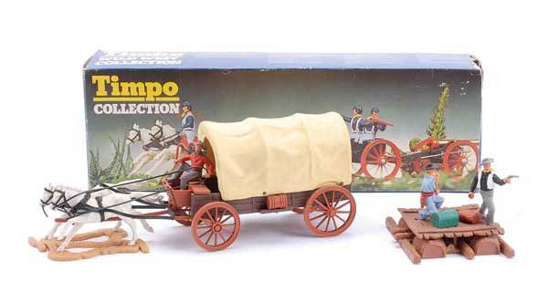 Timpo Wild West Set Ref 555 Gun Team